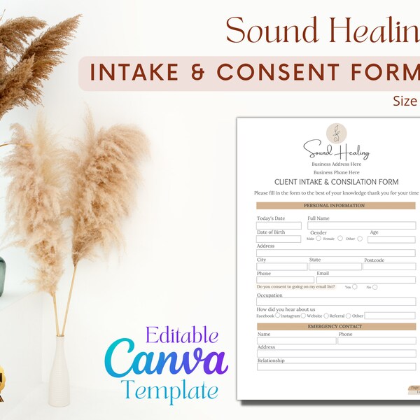 Crystal Intake Form - Etsy