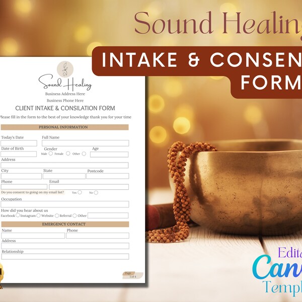 Crystal Intake Form - Etsy