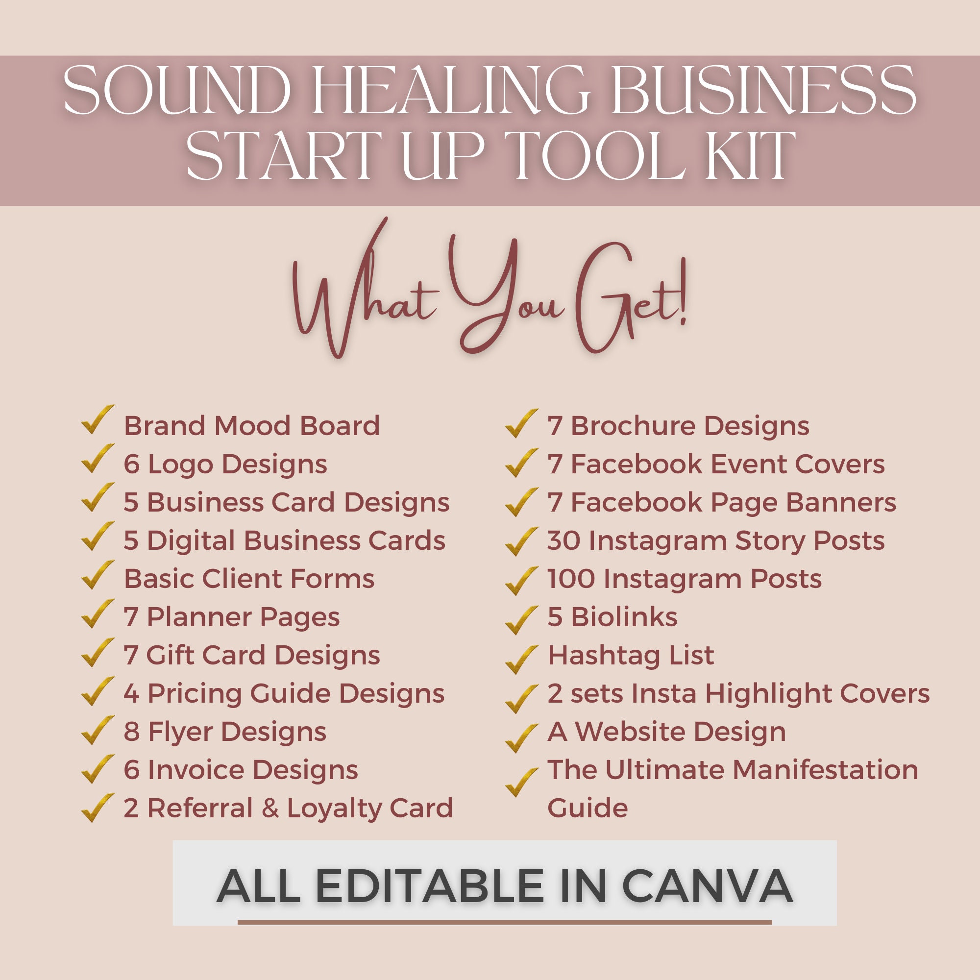 Sound Healing Business Startup Toolkit Sound Healing Sound - Etsy