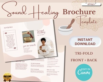 Sound Healing Brochure - Etsy