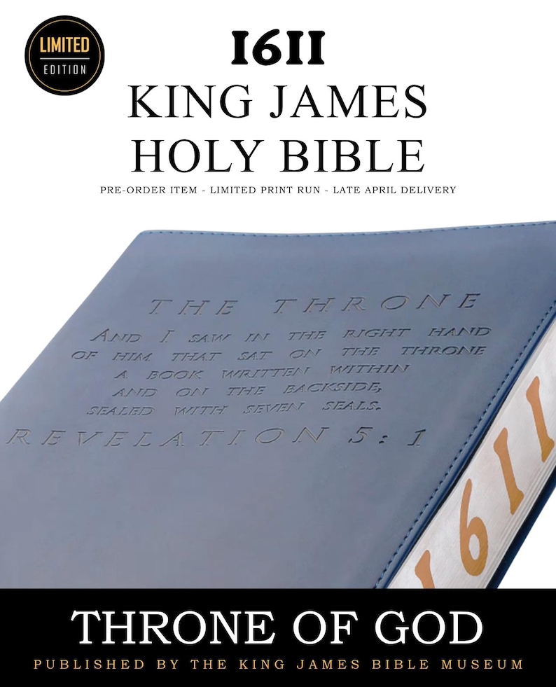 Authentic Reprint of the 1st Edition 1611 King James Holy Bible ...