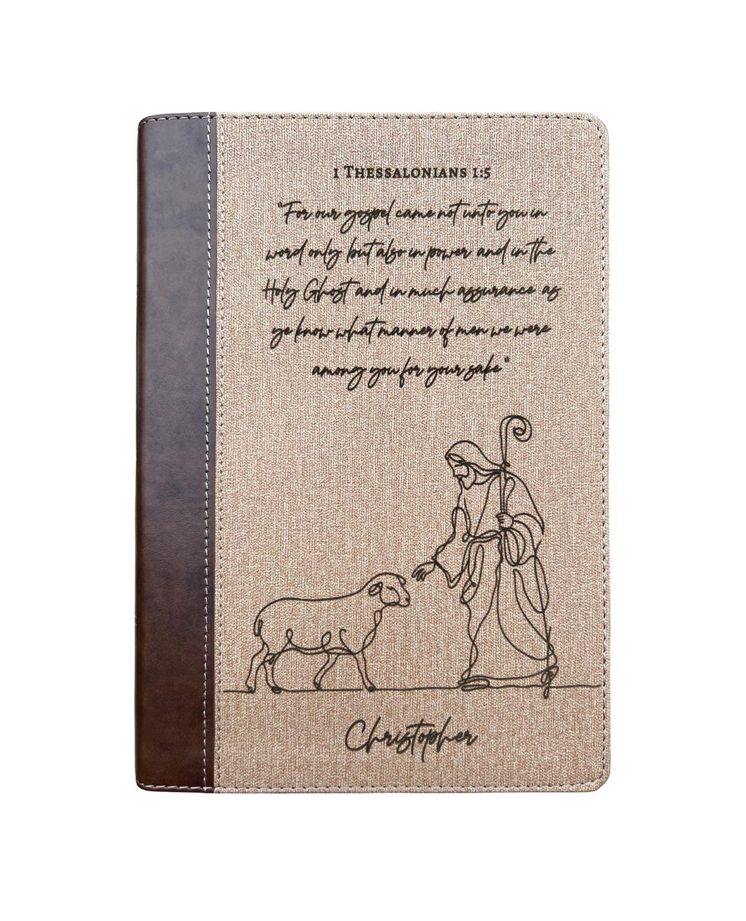 Color-coded Rainbow Study Bible W/ Fully Custom Laser Engraved Name and ...
