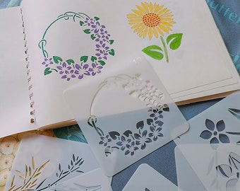 Flora Fauna Stencil - Etsy