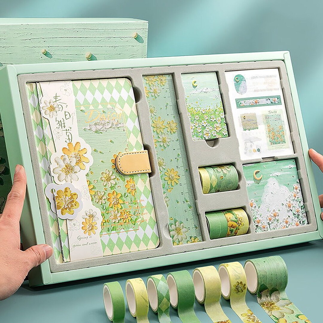 Four Seasons Flower Journal Book DIY Diary Set for Planner - Etsy