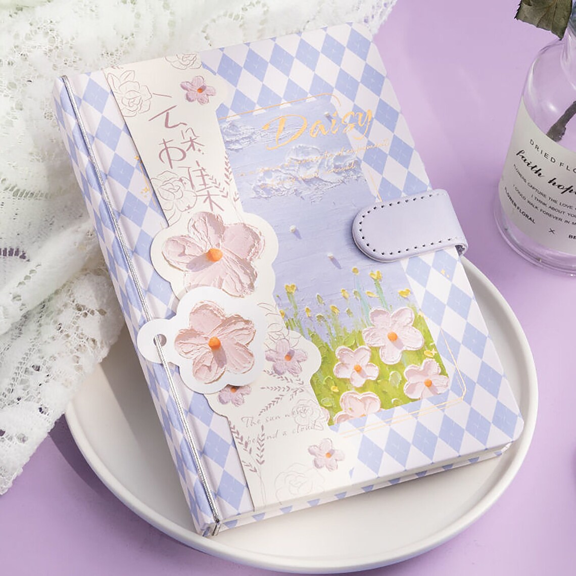 Four Seasons Flower Journal Book DIY Diary Set for Planner - Etsy