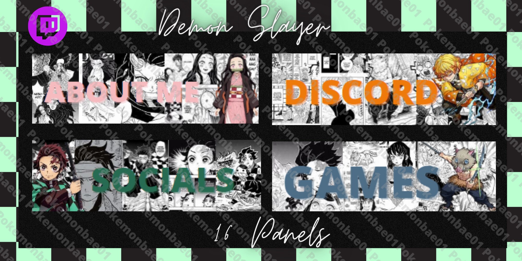 Anime Twitch Panels - Etsy