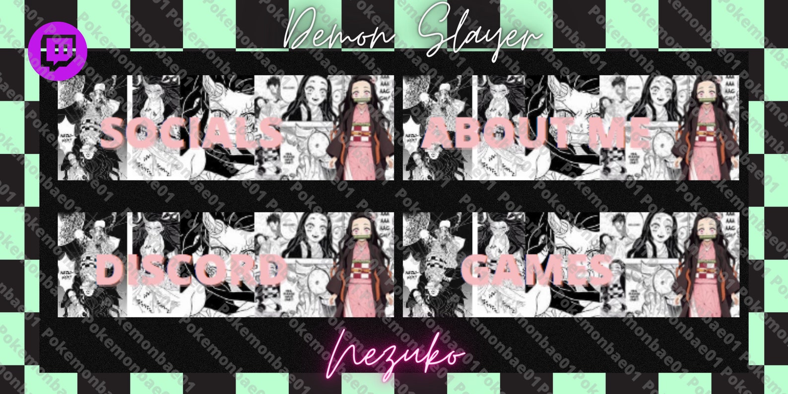 Anime Twitch Panels - Etsy