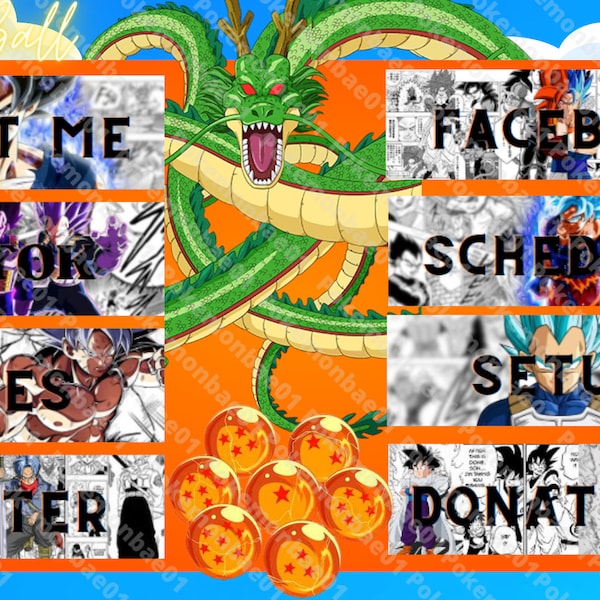 Dragonball Overlay - Etsy