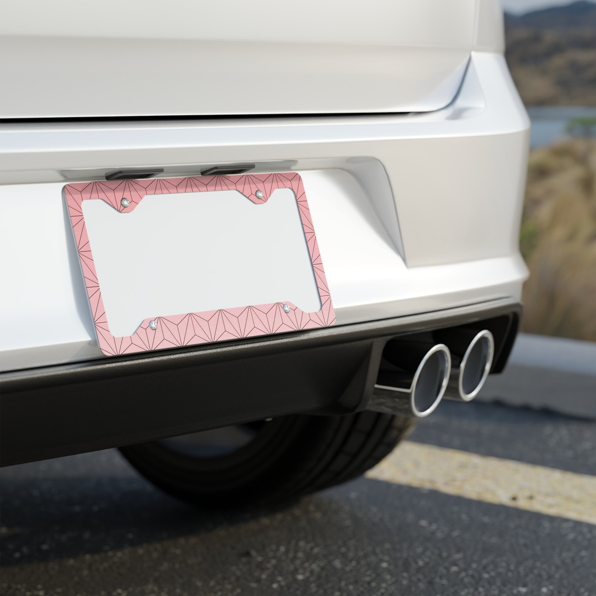 Metal Anime Inspired License Plate Frame - Etsy