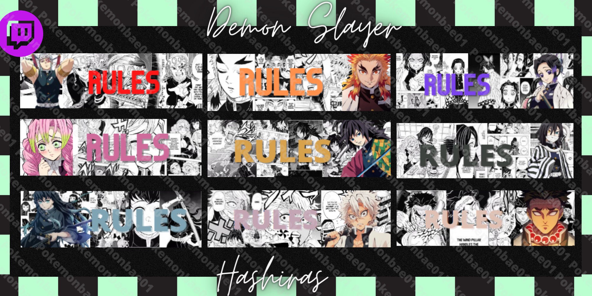 Anime Twitch Panels - Etsy