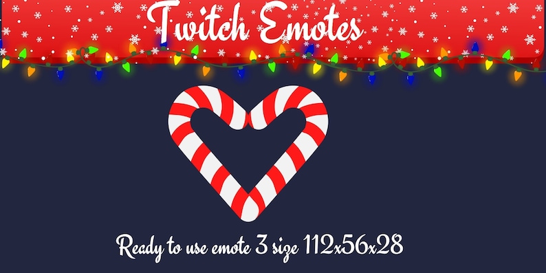 Candy Cand Heart Shape Emote - Etsy