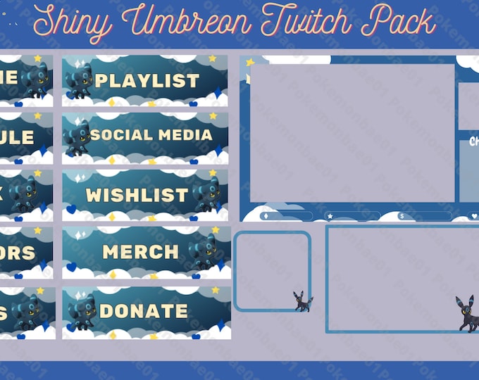 Umbreon - Pokémon - Fully Rigged Live2d Model - Etsy