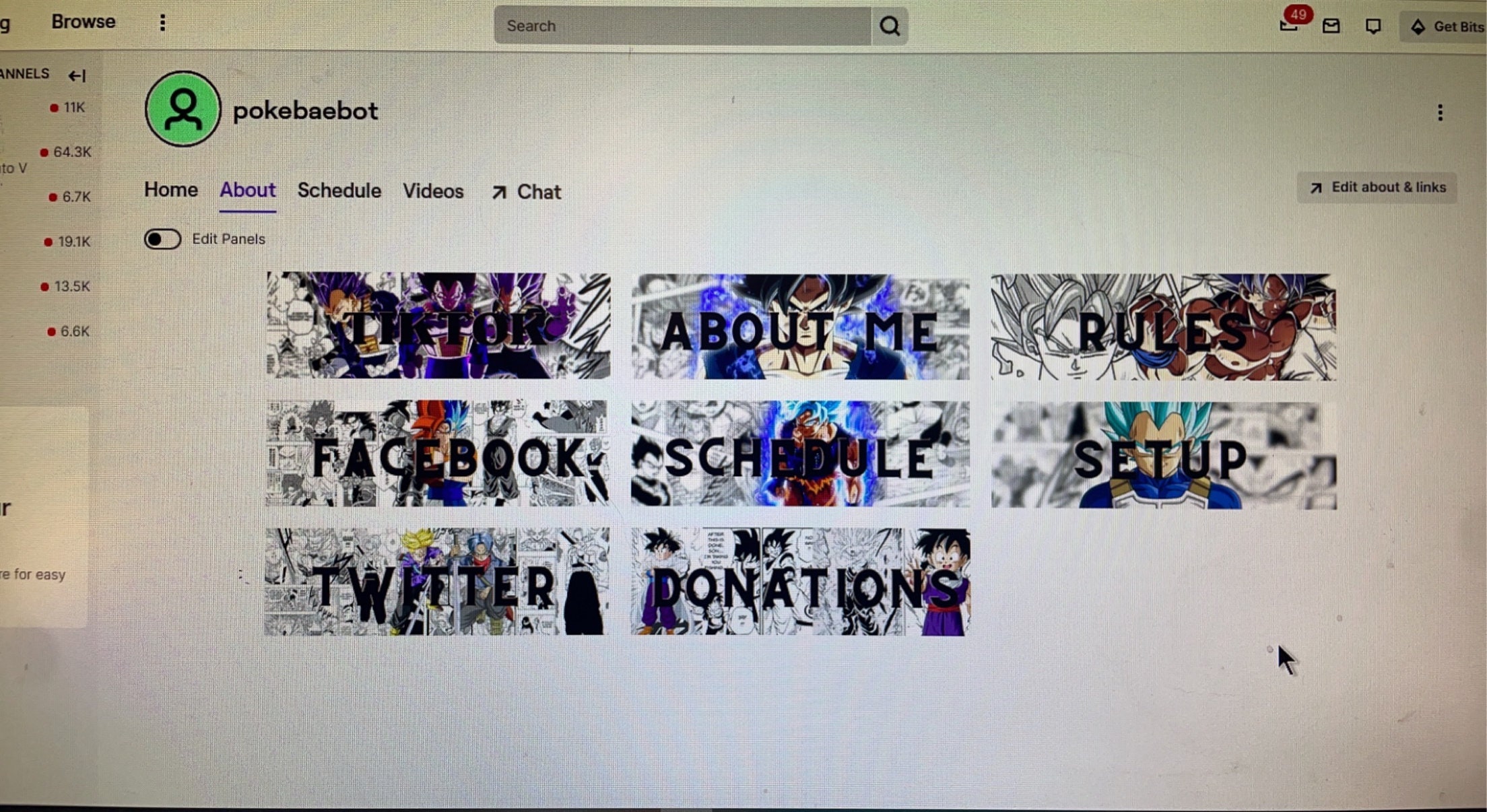Twitch Panels - Etsy