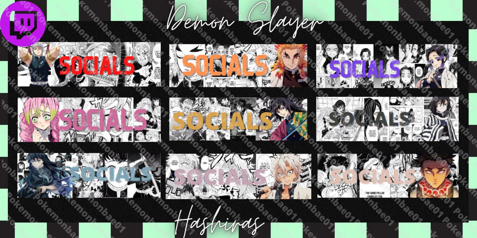 Anime Twitch Panels - Etsy