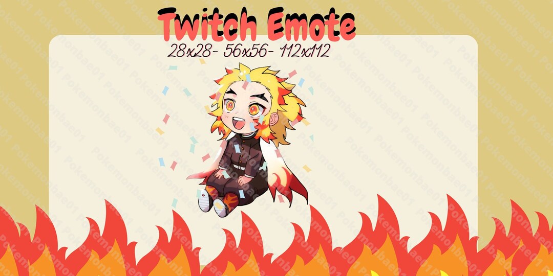 Cute Cheer Chibi Slayer Twitch Emote - Etsy