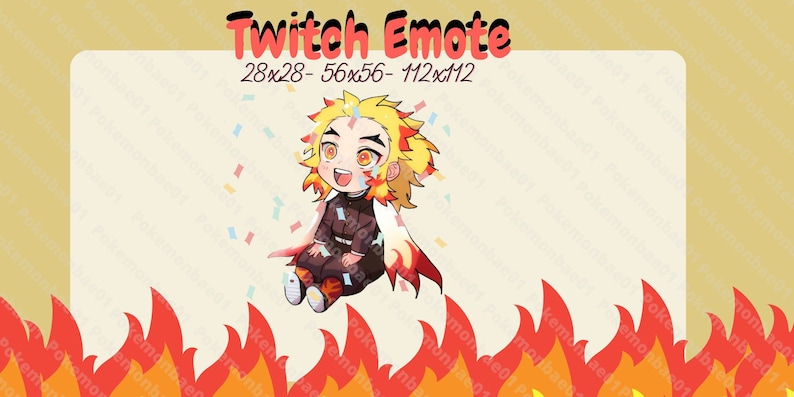 Cute Cheer Chibi Slayer Twitch Emote - Etsy