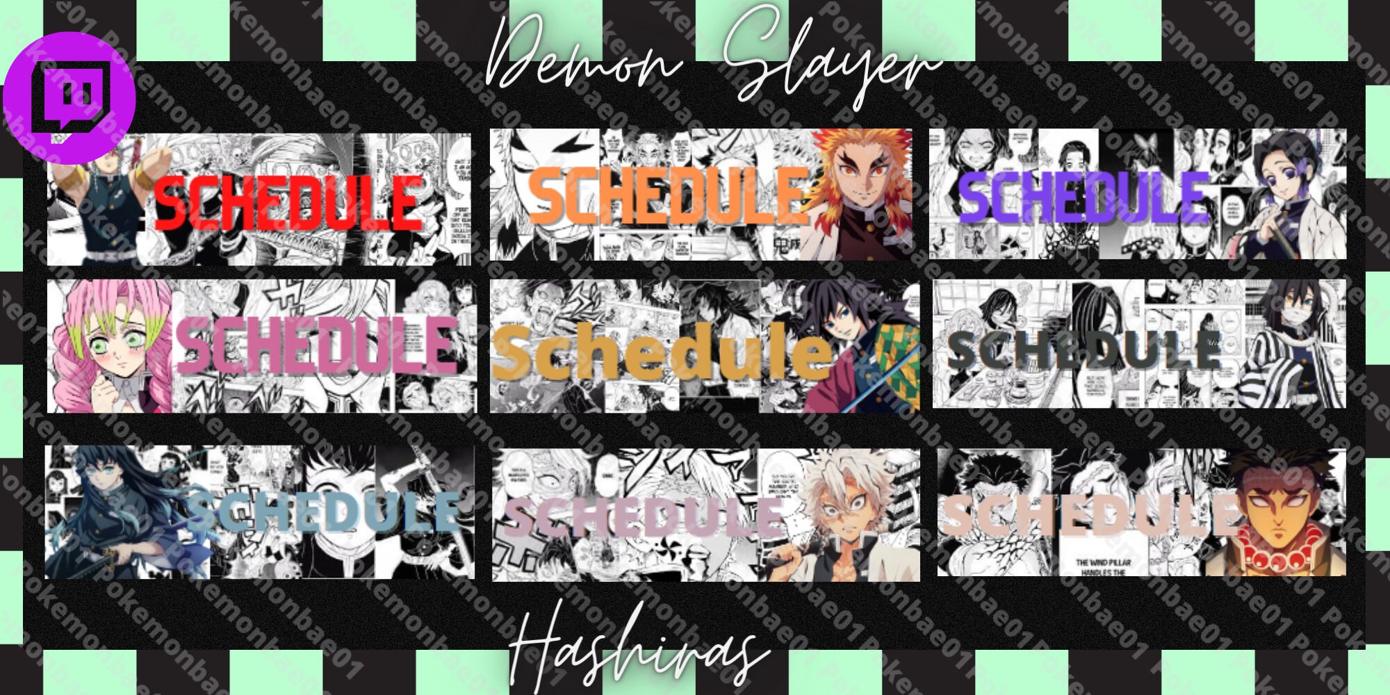 Anime Twitch Panels - Etsy