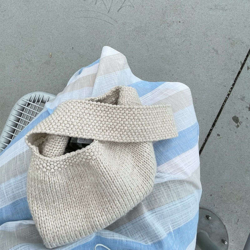 Felted Knit Pattern Bag - Etsy