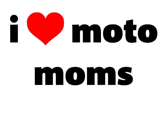 I Love Moto Moms Sticker / Moto Moms / Motocross - Etsy