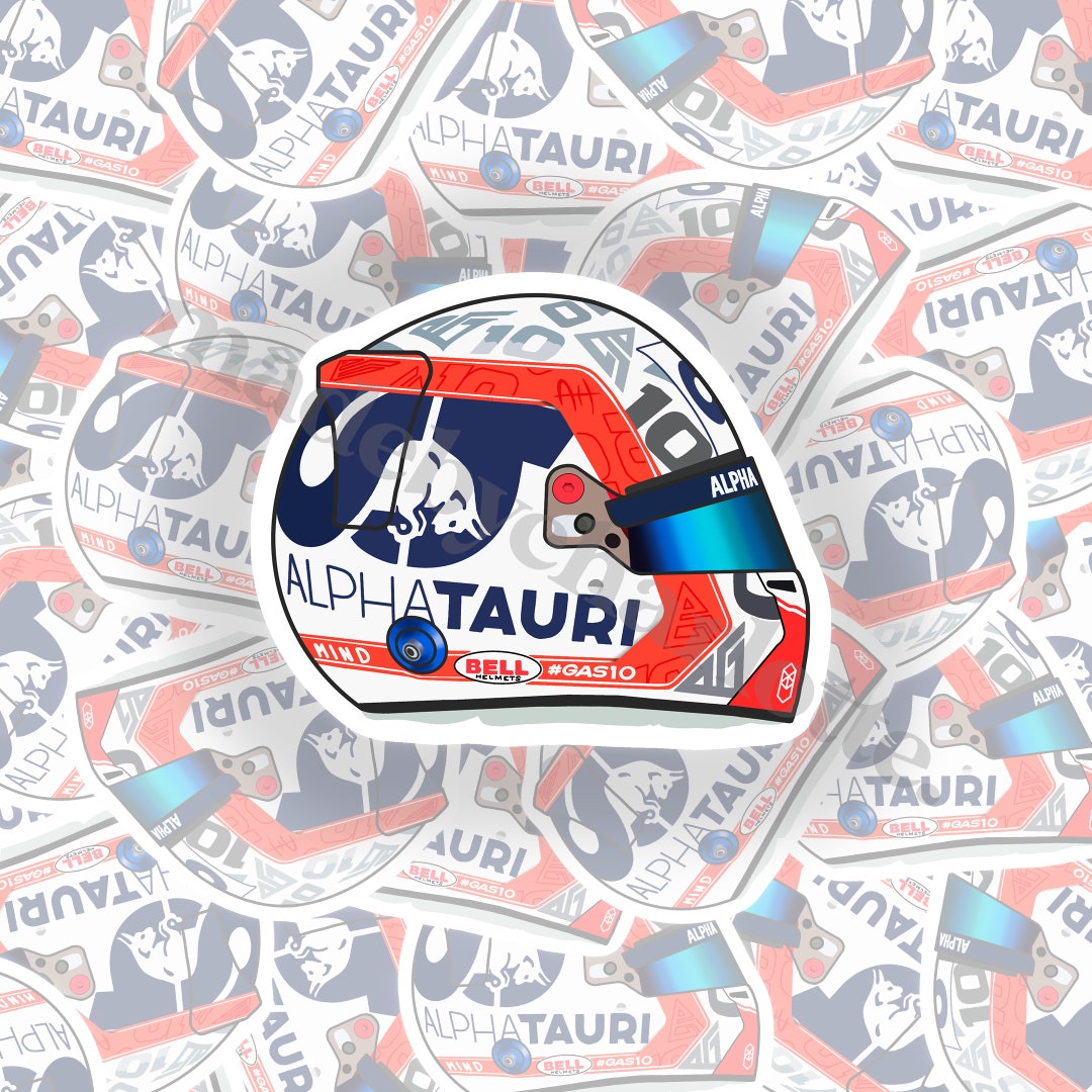 Pierre Gasly 2022 F1 Helmet Sticker - Etsy