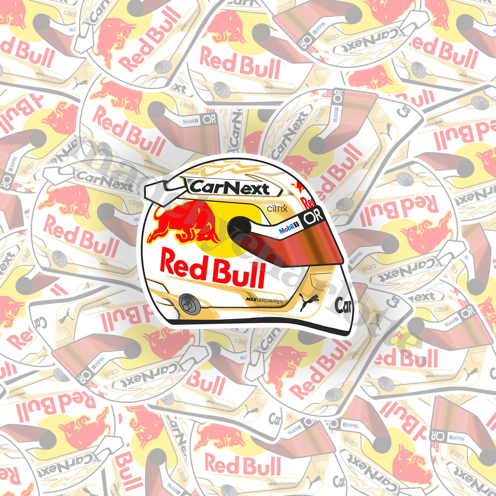 Max Vestappen 2022 F1 Helmet Sticker - Etsy