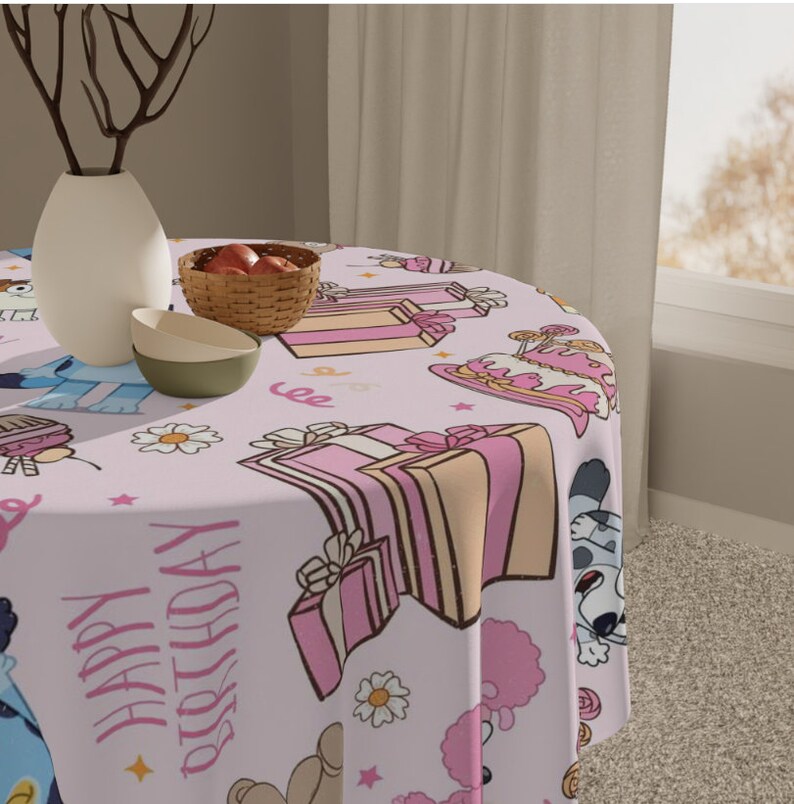 Bluey Tablecloth Disney Tablecloth Bluey Birthday - Etsy