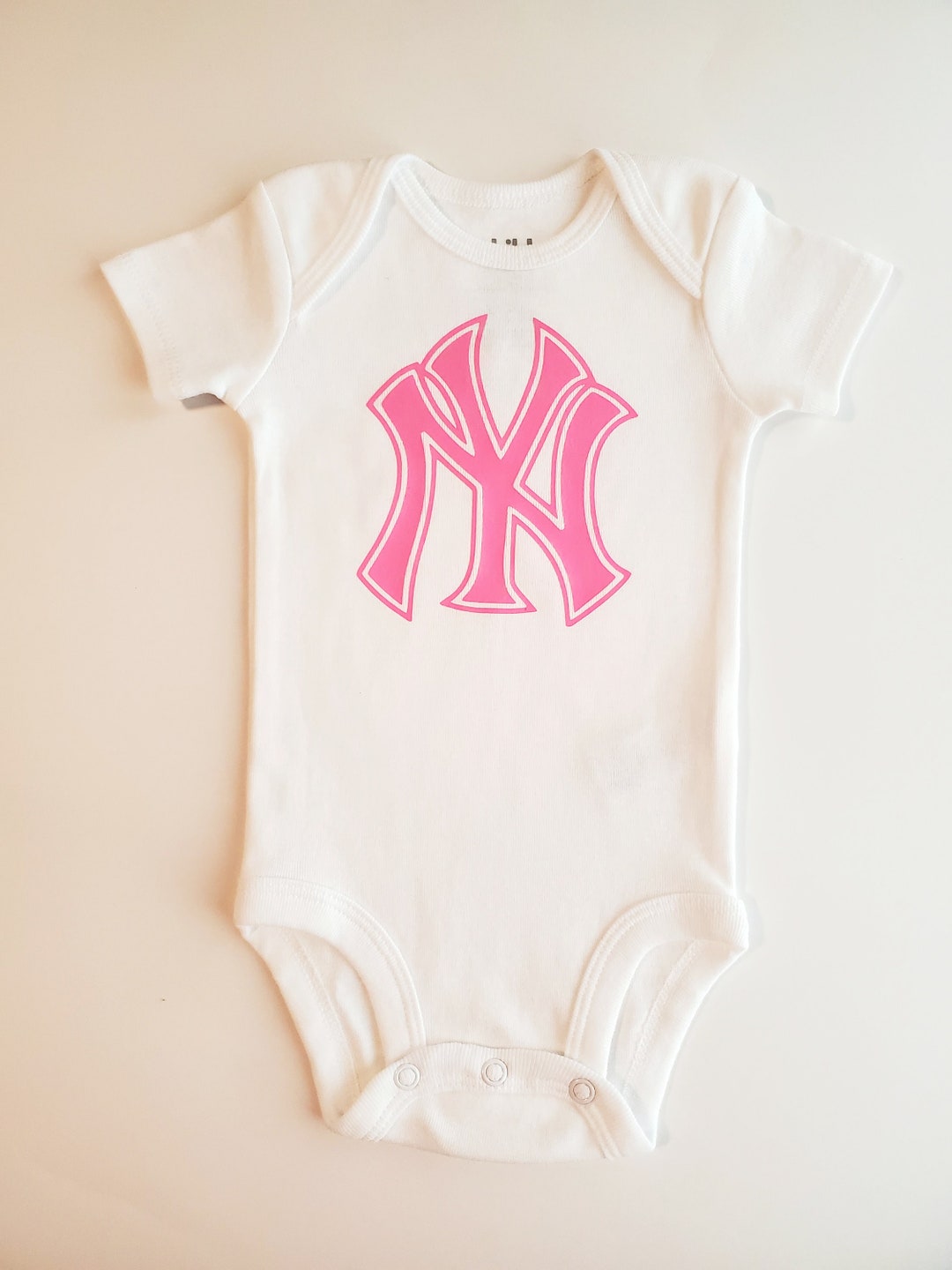 Personalized Sports Baby Onesie Inspired by the Yankees Baseball Team ...