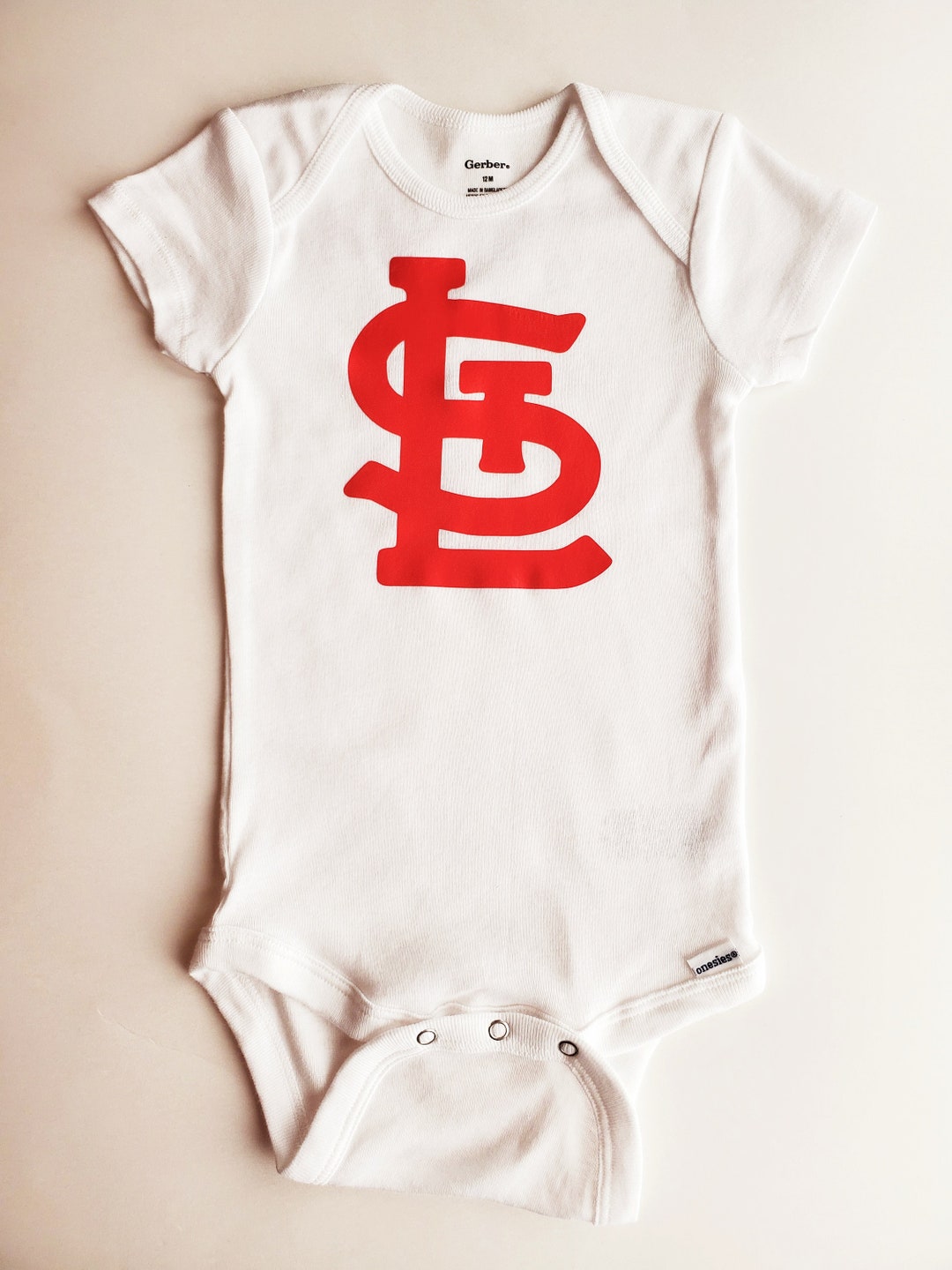 Personalized Sports Baby Onesie Inspired by the St. Louis Cardinals - Etsy