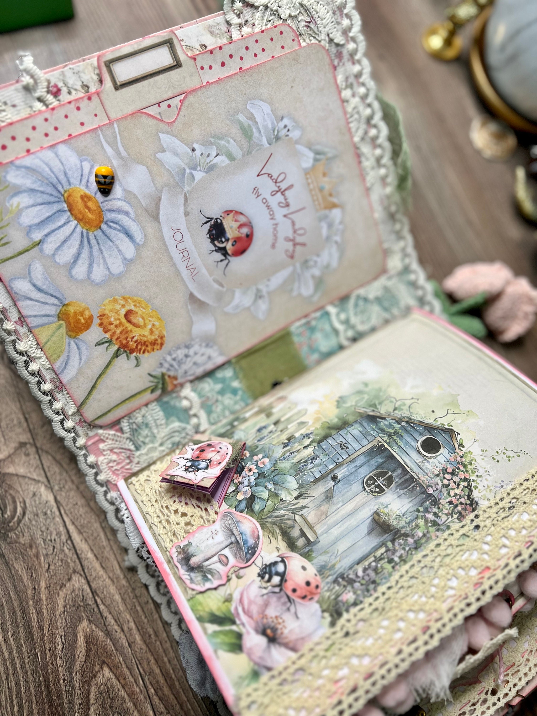 Ladybug Journal - Etsy
