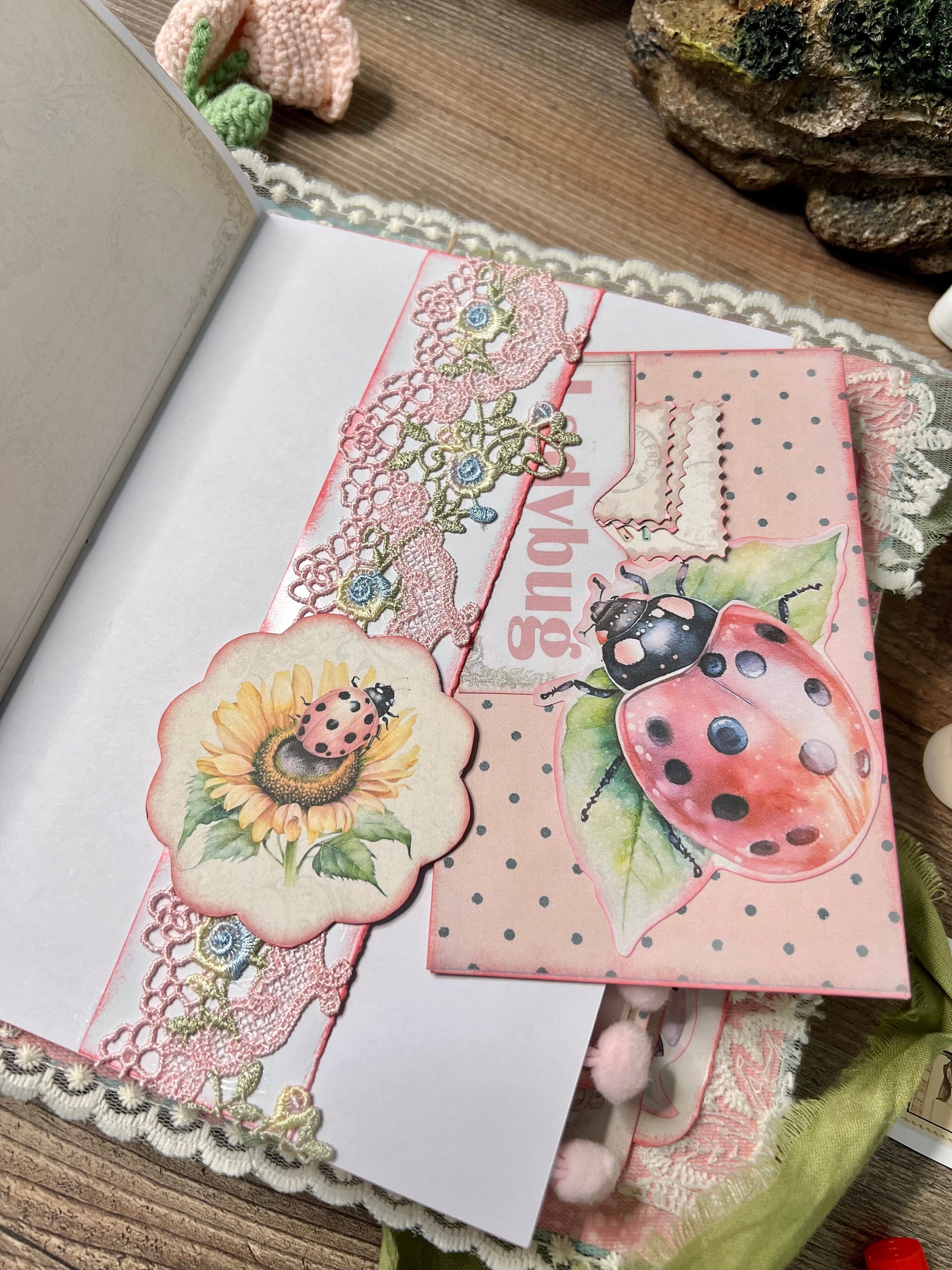 Ladybug Journal - Etsy