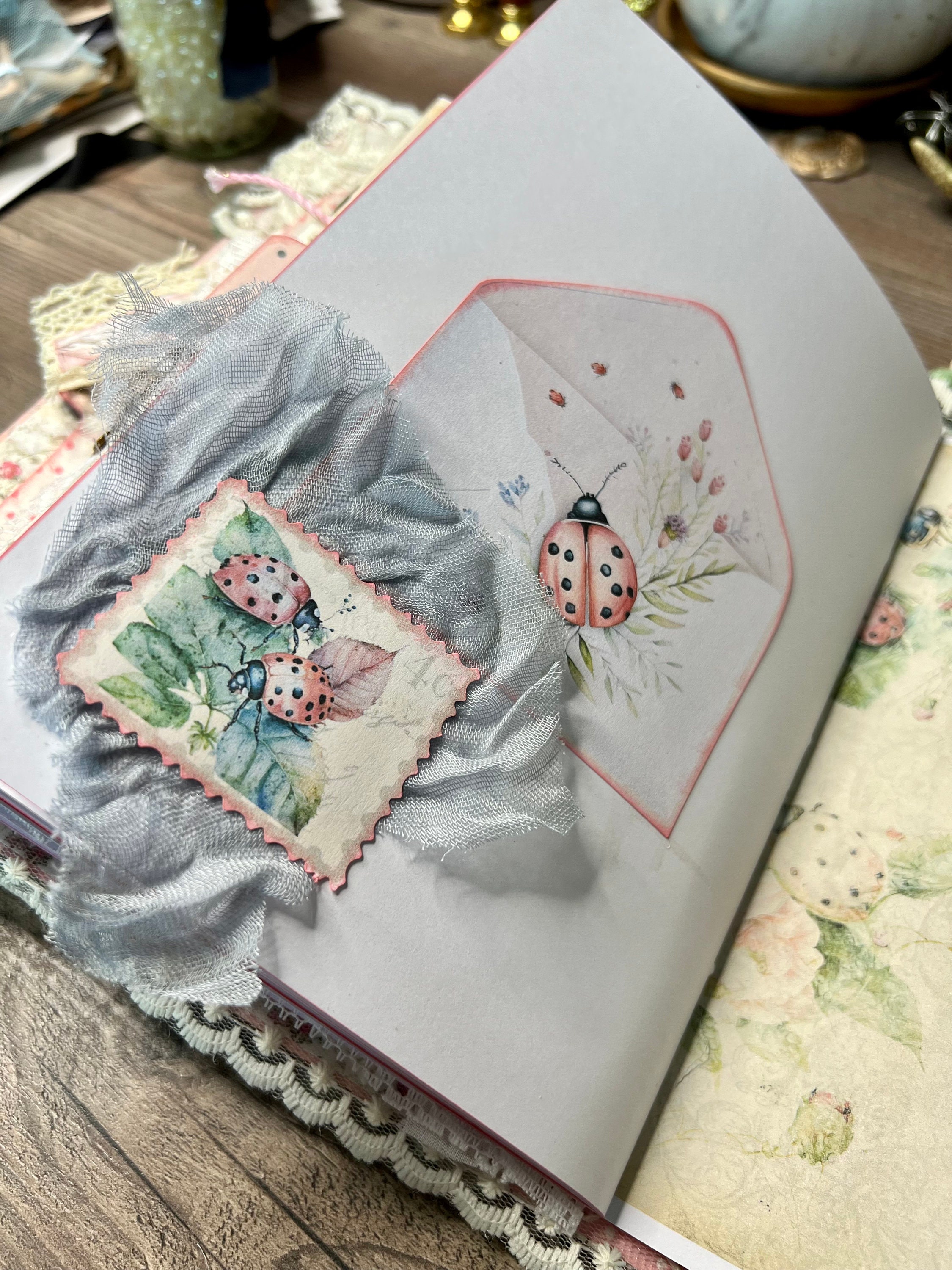 Ladybug Journal - Etsy