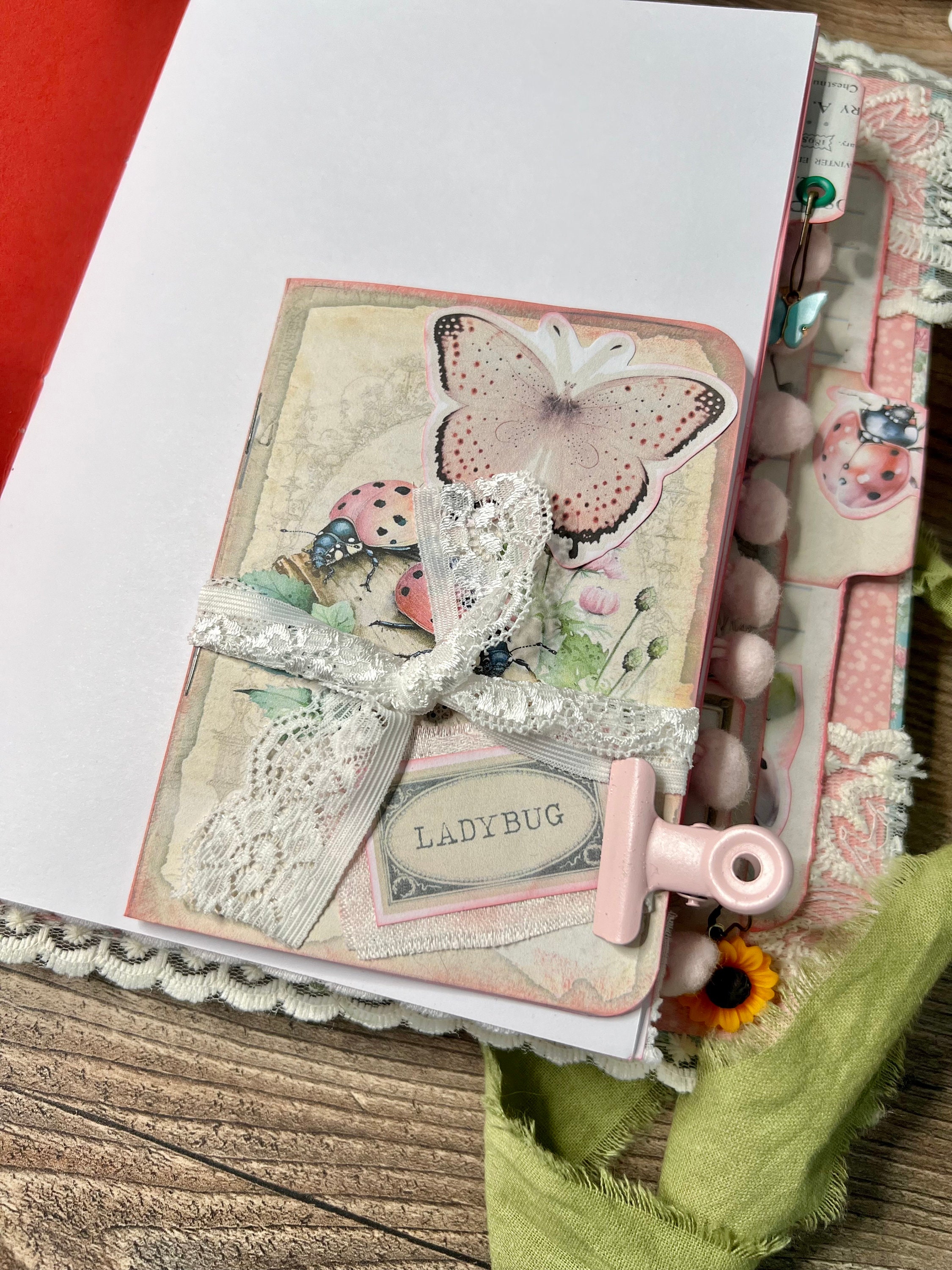 Ladybug Journal - Etsy