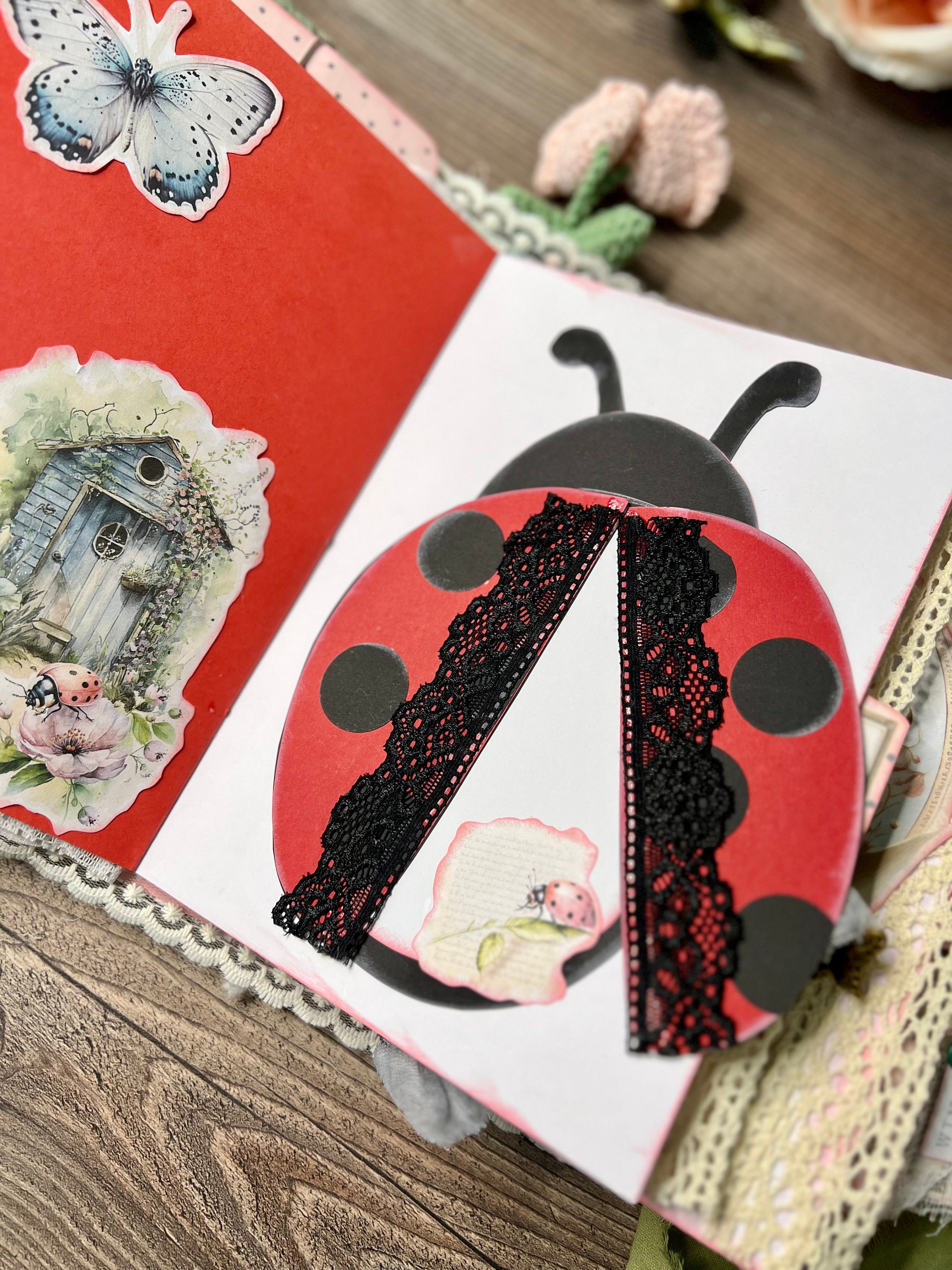 Ladybug Journal - Etsy