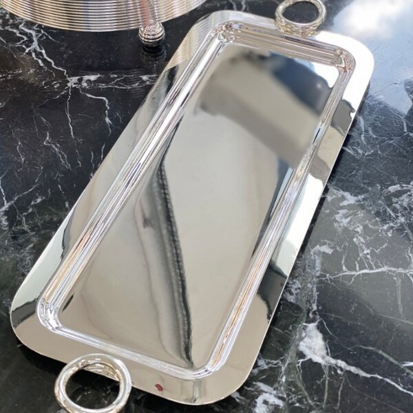 Silver Tray - Etsy