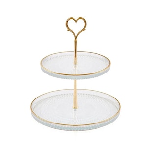Harmony Tiered Cookie Display Stand Elegant Transparent Design for ...