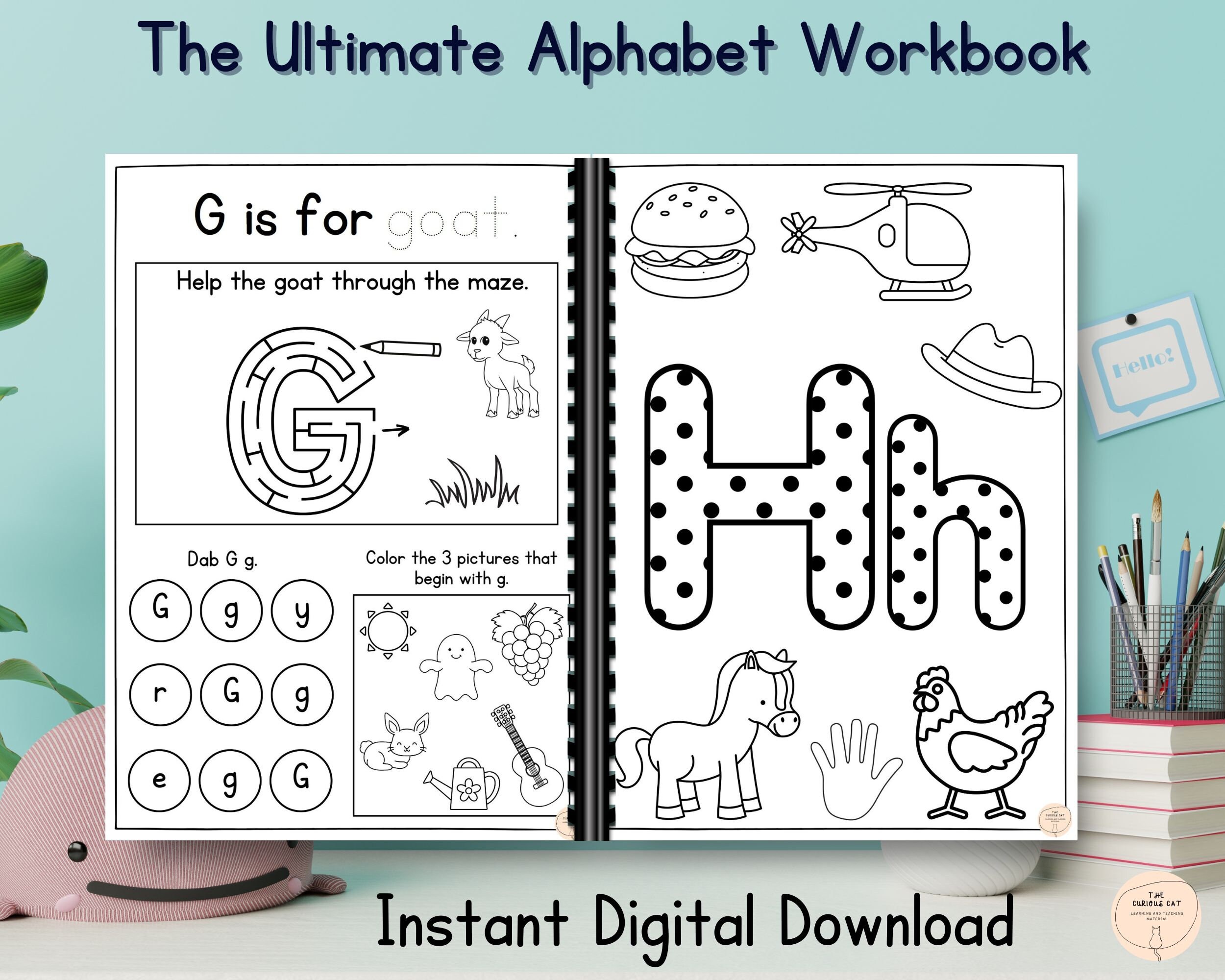 Alphabet Printables, Letter Sounds, Alphabet Worksheets for Pre-k, Pre ...