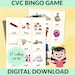 Kindergarten Phonics Game, Printable Bingo Cards & Games, Phonemic ...