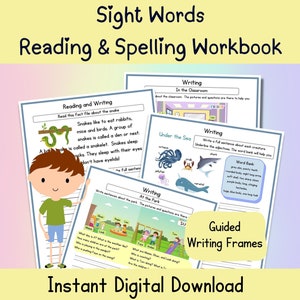 Spelling, Reading and Writing Worksheets, 2nd Grade Sight Words ...