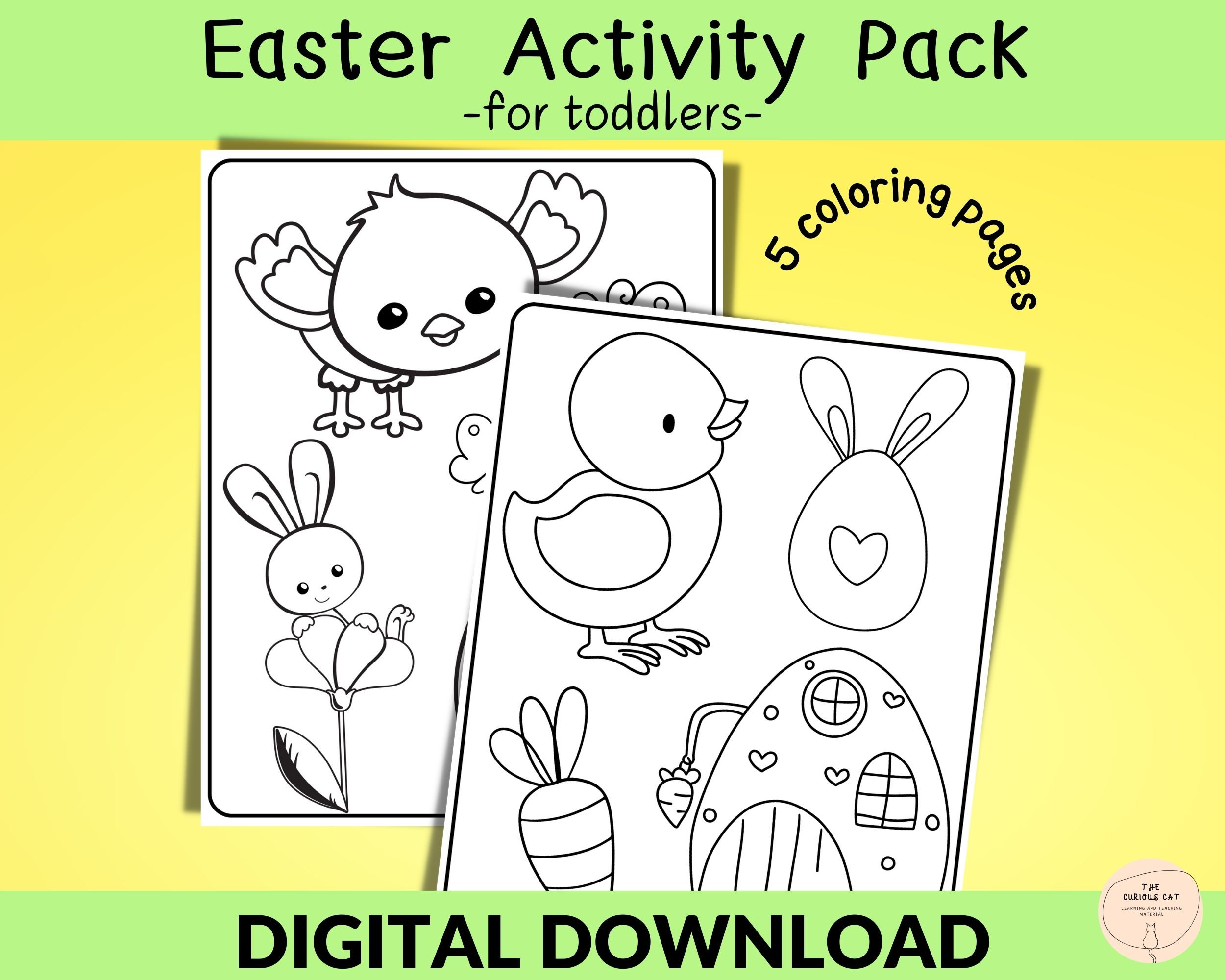 Pre-k Easter Egg Matching Activity, Toddler Memory Game, Easter ...