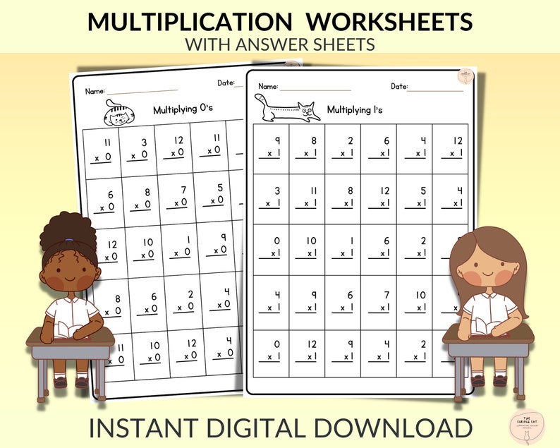 Multiplication Worksheets, 30 Multiplication Printouts for 2nd Till 5th ...