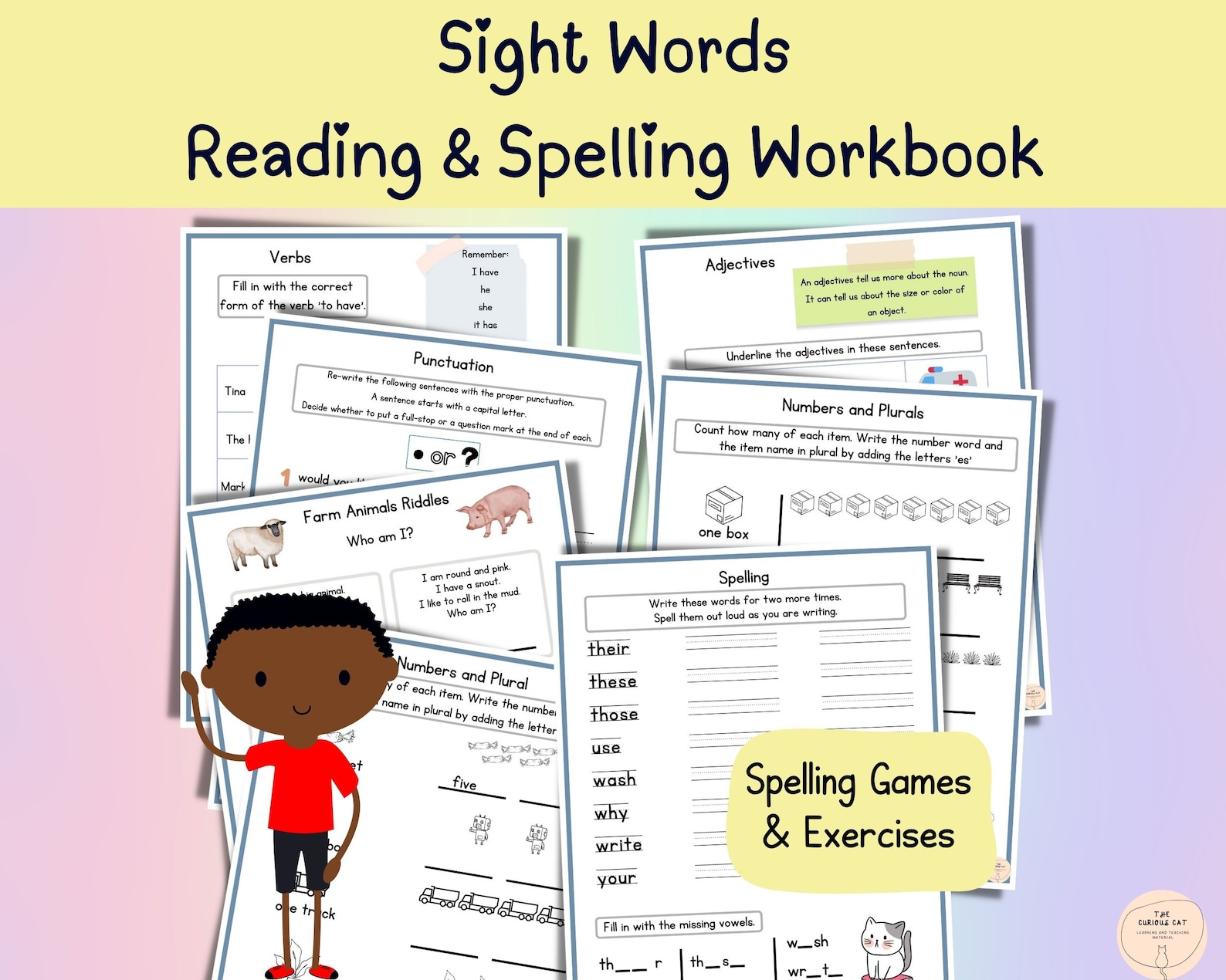 Spelling, Reading and Writing Worksheets, 2nd Grade Sight Words ...