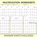 Multiplication Worksheets, 30 Multiplication Printouts for 2nd Till 5th ...