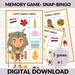 Egyptian-themed Game Set, Kids Printable Games, Ancient Egypt, Bingo ...
