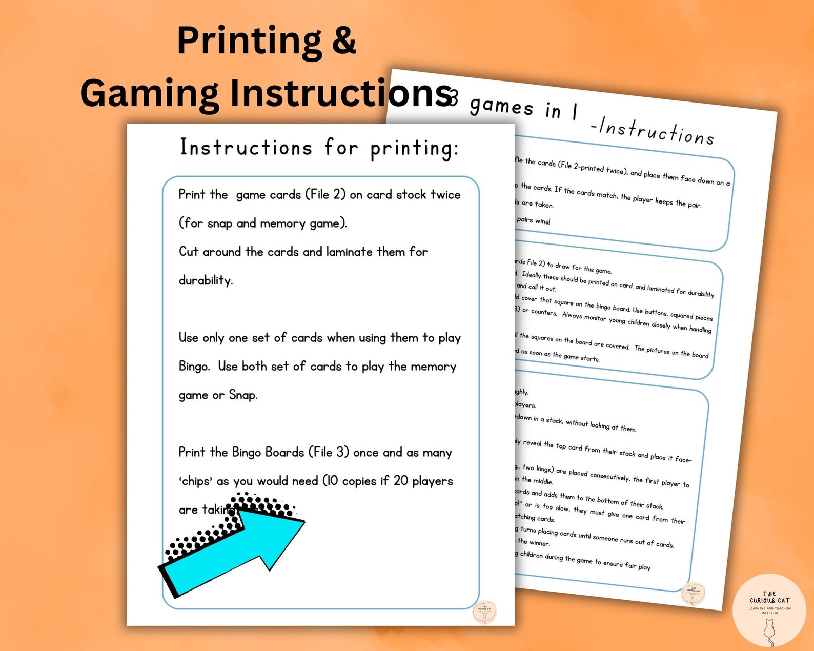 Phonics CVC for Kindergarten, Daycare Literacy CVC Bingo and Card Games ...