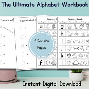 Alphabet Printables, Letter Sounds, Alphabet Worksheets for Pre-k, Pre ...