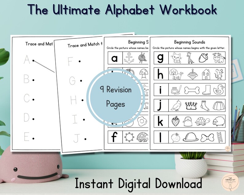 Alphabet Printables, Letter Sounds, Alphabet Worksheets for Pre-k, Pre ...