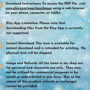 Christmas Literacy Pack for 3rd Grade, Educational Resources for ...