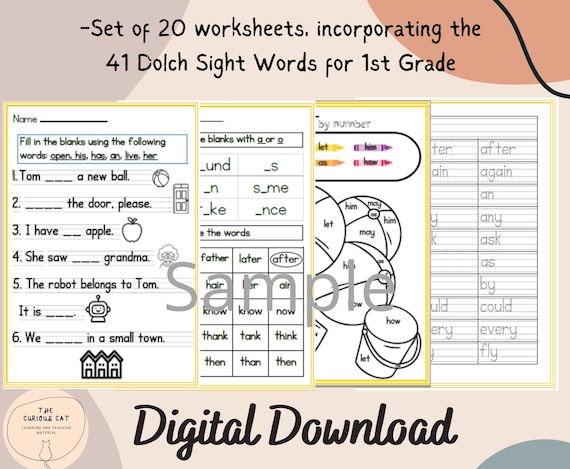 First Grade Writing Words