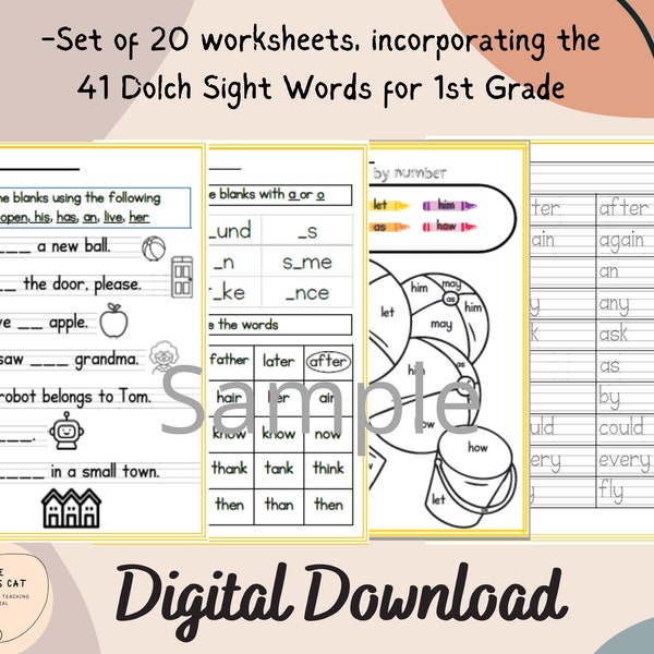 Punctuation Worksheets - Etsy