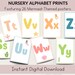 Alphabet Posters, Nursery Decor, Educational Wall Art Printable, ABC ...